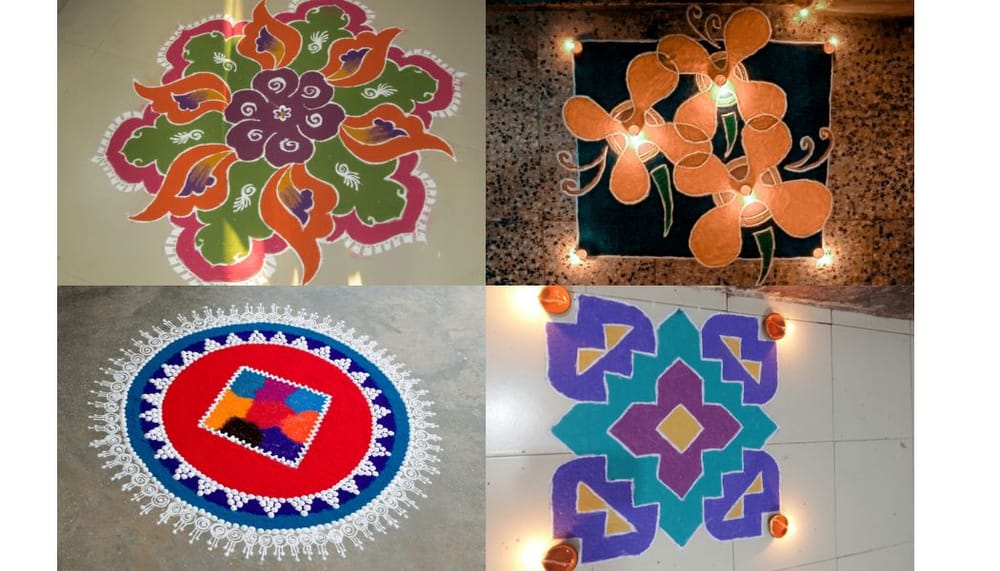 6 Simple Rangoli DIY Designs and Tips to make your Diwali Memorable!
