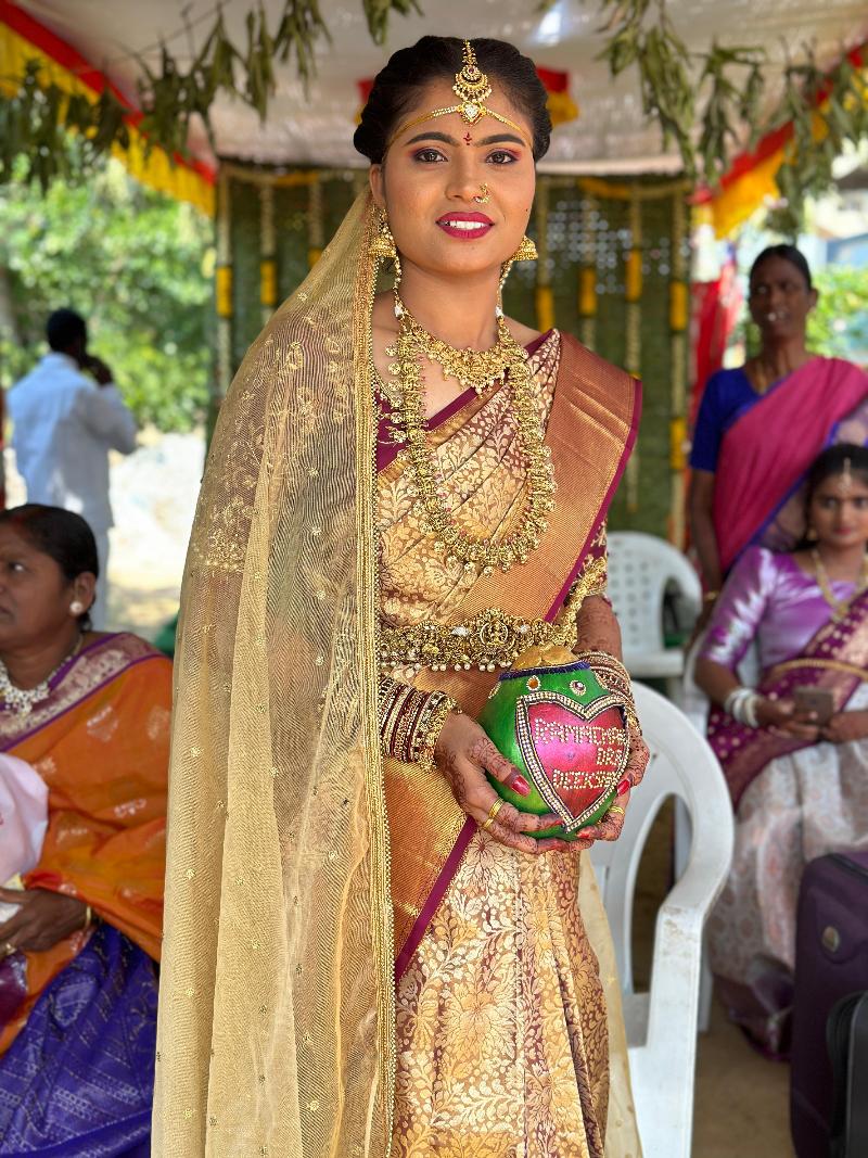 Work photos by Makeover By Lasya Reddy by Makeover By Lasya Reddy